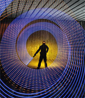 Interesting Photo of the Day: Epic Light Painting Self Portrait