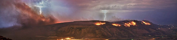 Interesting Photo of the Day: Thunderstorms and Wildfires