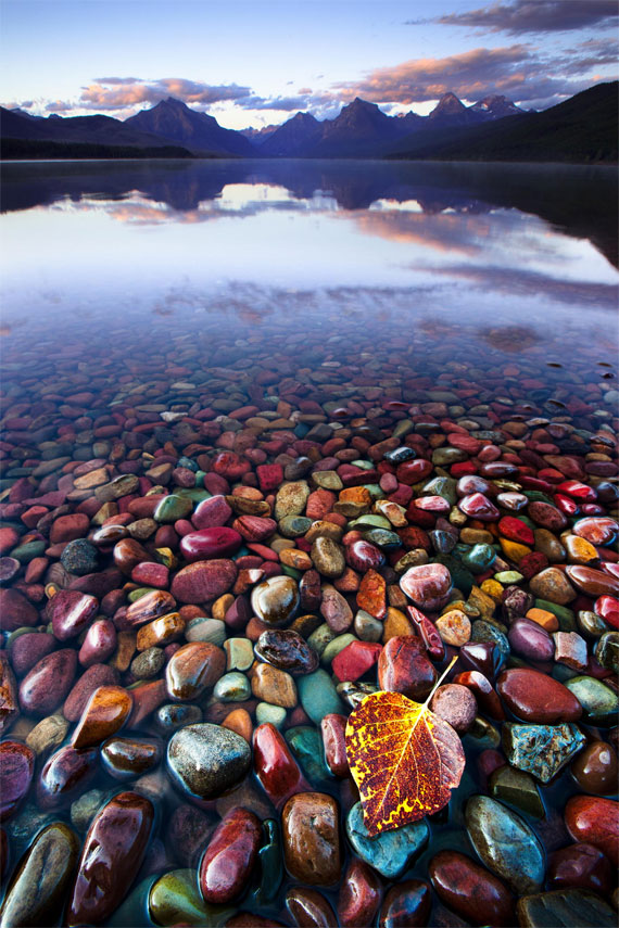 Interesting Photo of the Day: Pebbles on a Montana Lakeshore