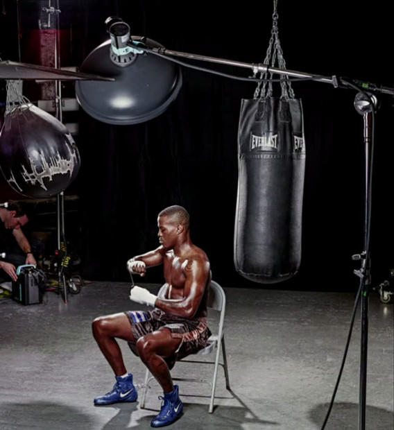 Lighting Setup for Photographing a World Champion Boxer