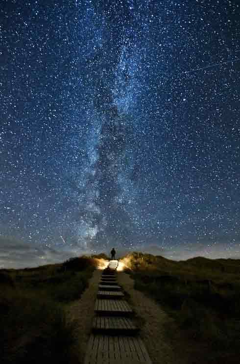 Interesting Photo of the Day: Starry Skies Over the Island of Sylt