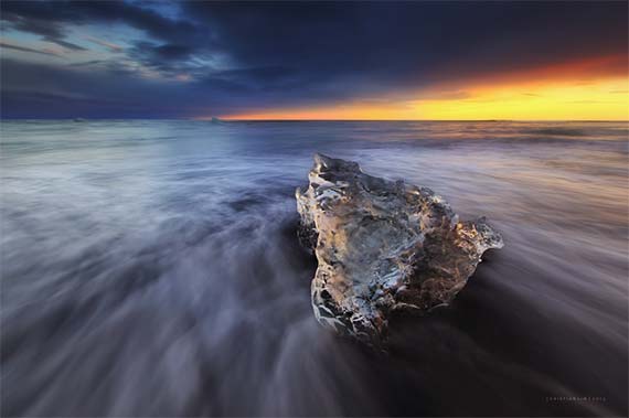 Interesting Photo of the Day: Stunning Shot of Stranded Ice