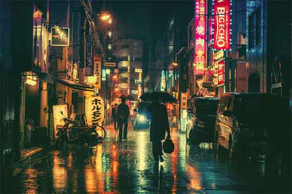 Interesting Photo of the Day: Tokyo Street Scene