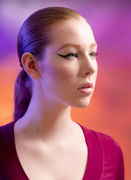 How to Use Colored Gels in the Background of Beauty Portraits